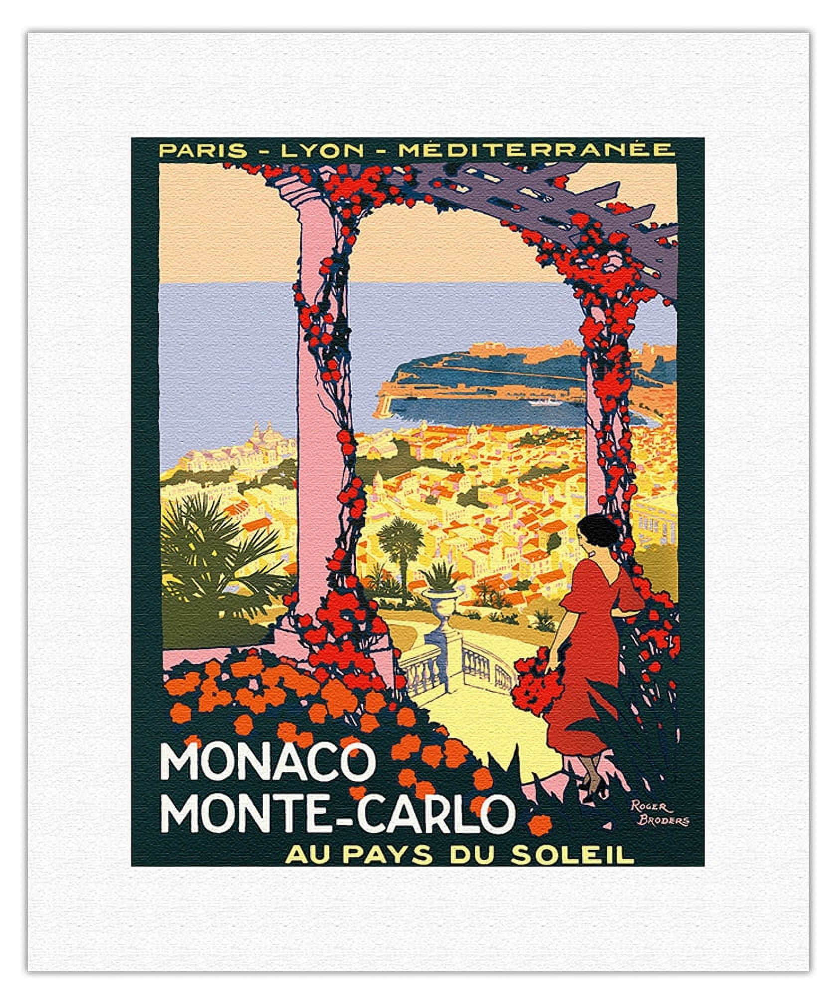 Monaco Monte-Carlo - Au pays du Soleil (land of the Sun) - Vintage ...