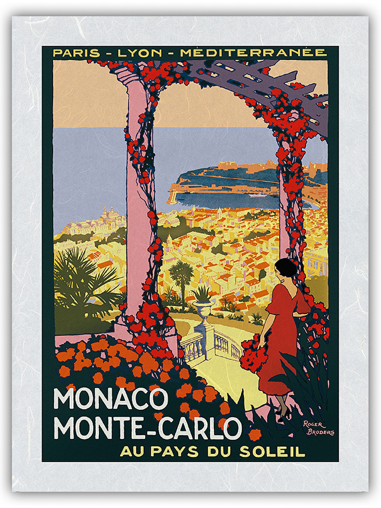 Monaco Monte-Carlo - Au pays du Soleil (land of the Sun) - Vintage ...