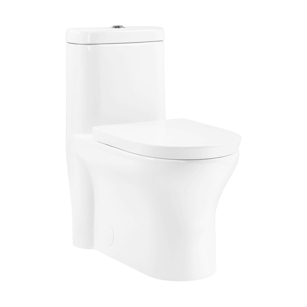 Monaco One-Piece Elongated Toilet Dual Flush 1.1/1.6 gpf with 10" Rough ...