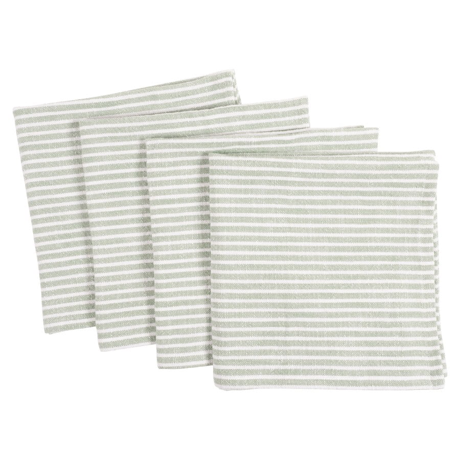 Monaco Relaxed Casual Farmhouse Napkin | Set of 4, 100% Slubbed Cotton ...