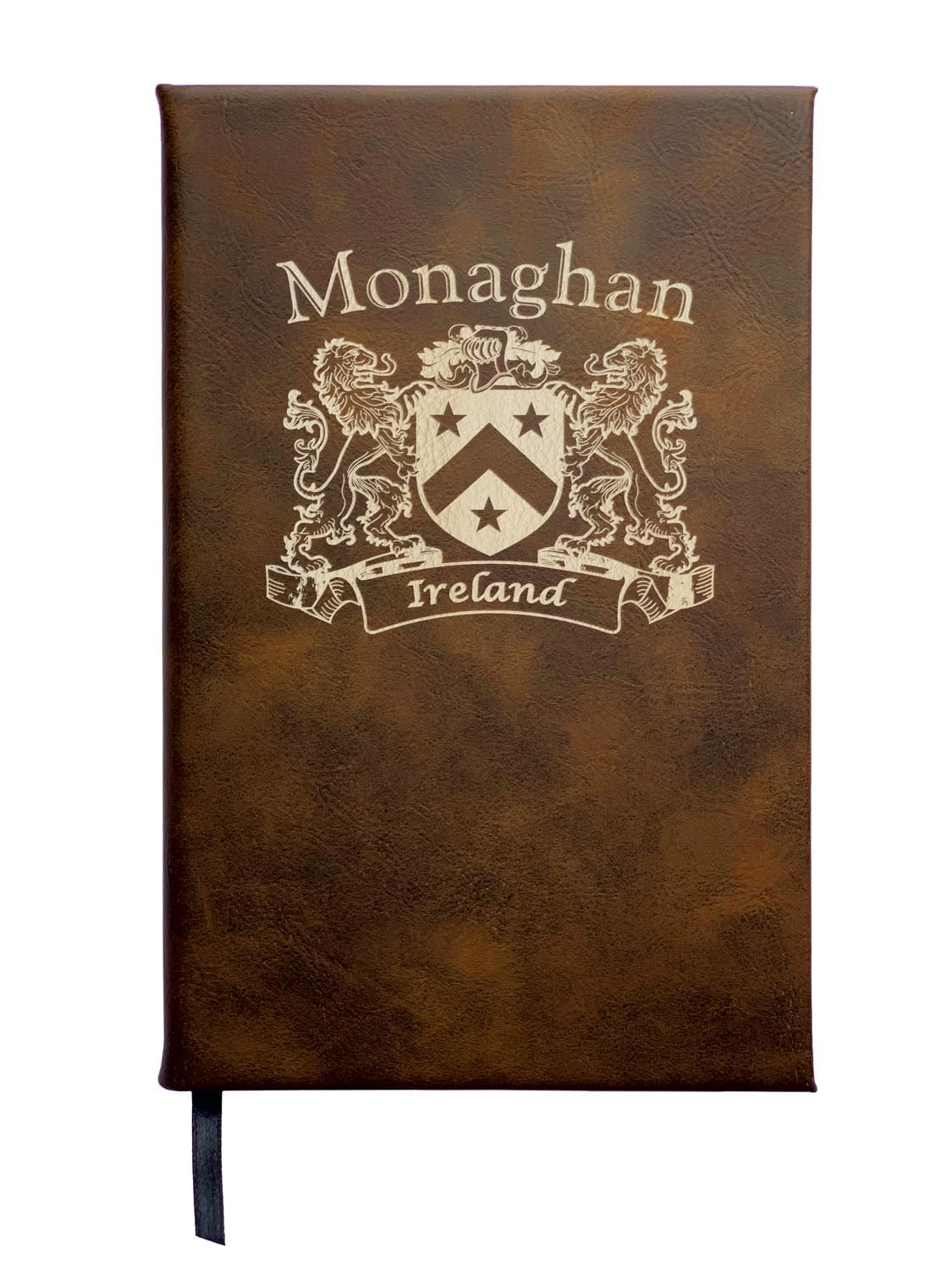 Monaghan Irish Coat of Arms Leather Journal - Walmart.com