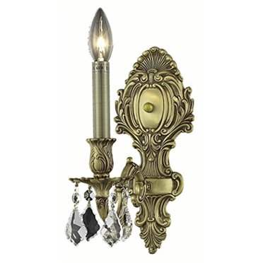 Valetta Integrated LED chip light Chrome Wall Sconce Clear Royal Cut ...