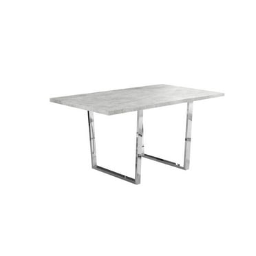 Monarch Specialties 60 in. X-Leg Rectangular Dining Table - Walmart.com