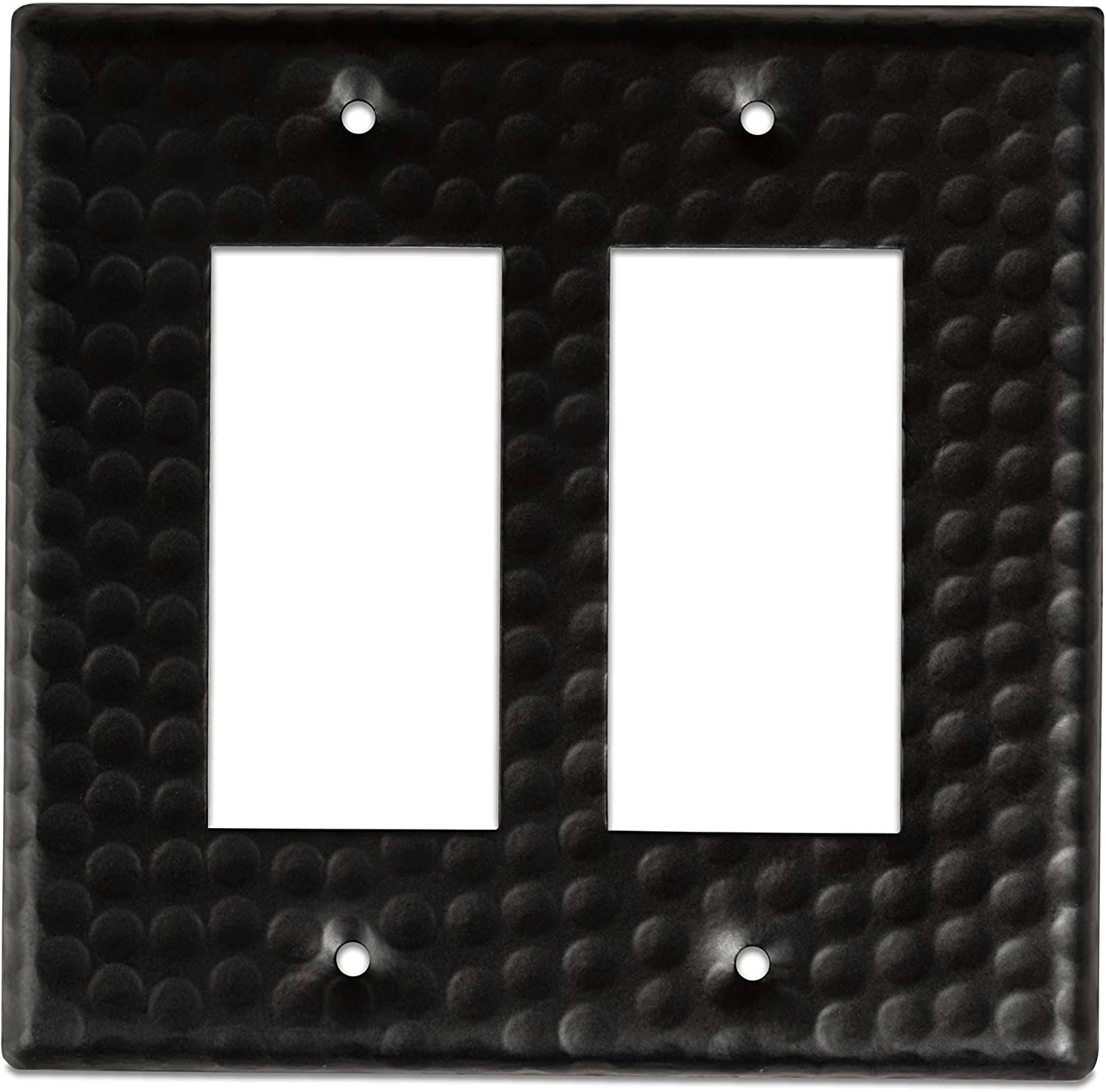 Monarch Abode, Hand Hammered, Decorator Rocker Wall Plate Cover, 2 Gang ...