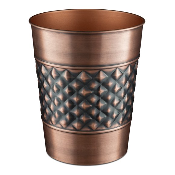 Copper Trash Can