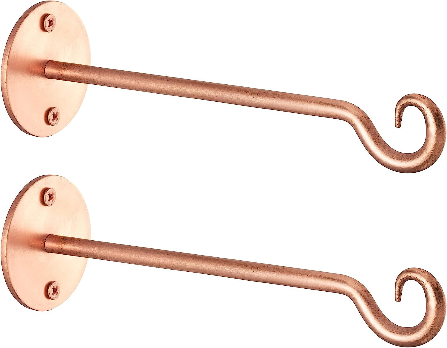 Monarch Abode Wall Mounted Plant Hooks, 7.5" Premium Metal Decorative ...