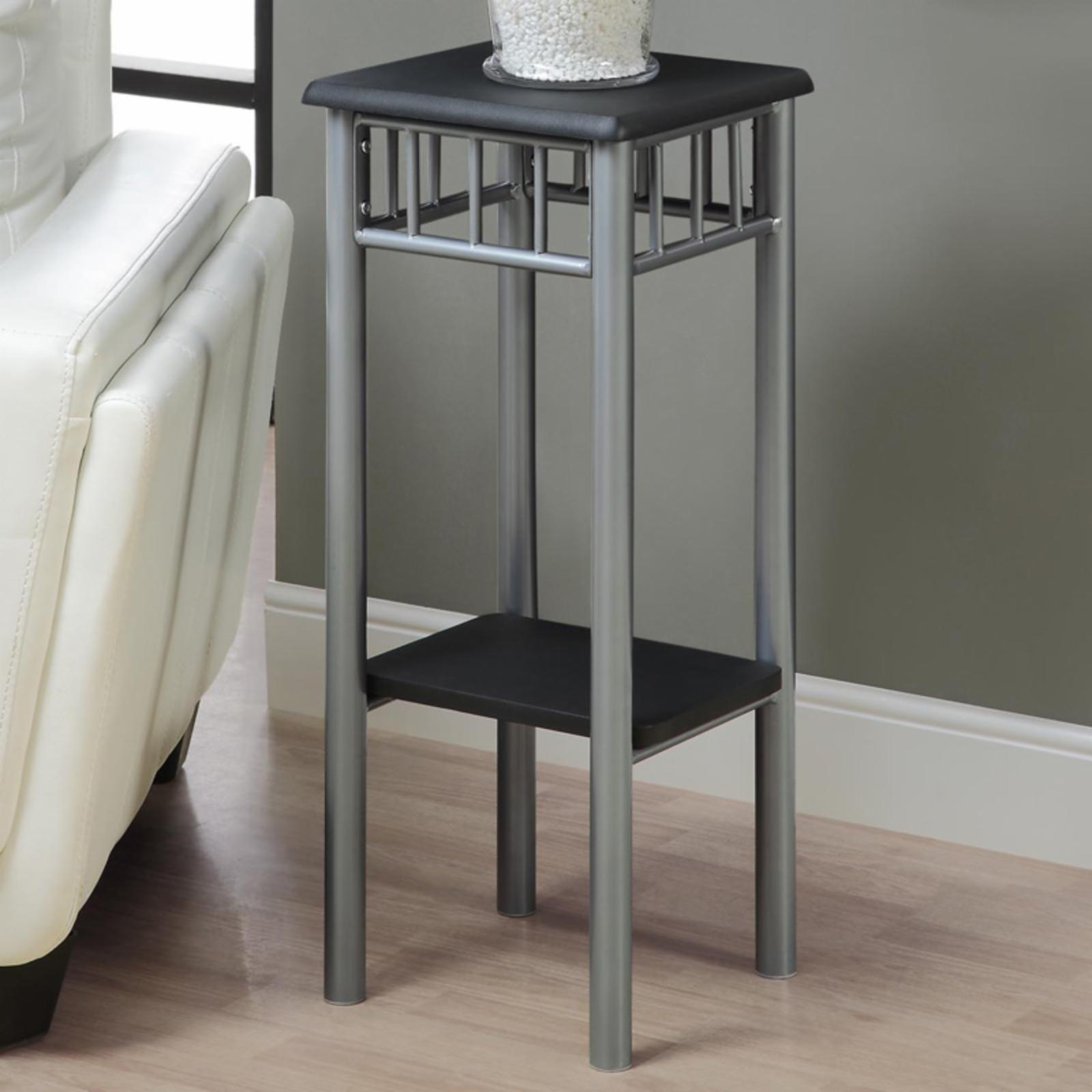 Monarch Black / Silver Metal Plant Stand - Walmart.com