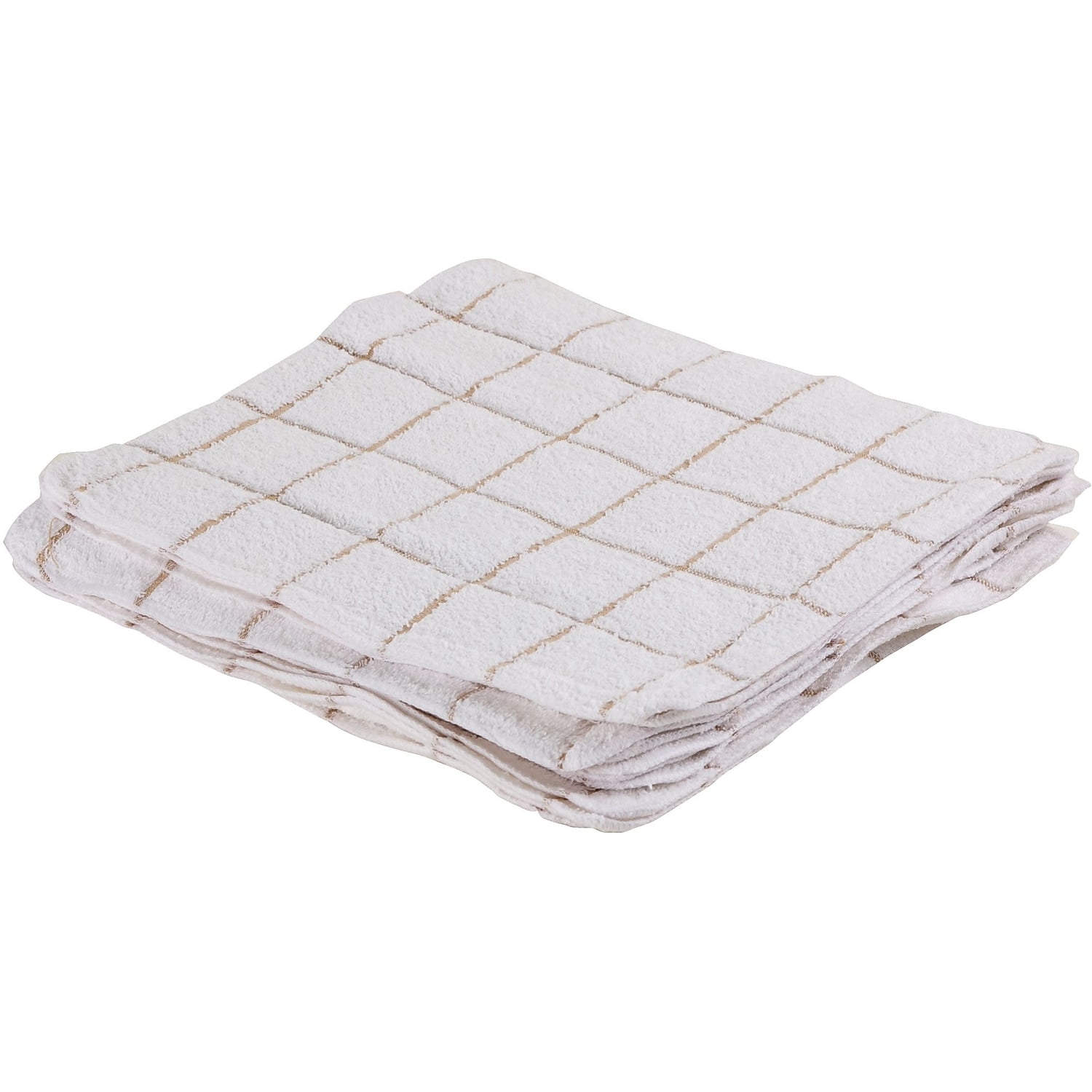 Monarch Brands Terry Dish Cloths 12" x 12" Tan 12/Pk (DISH-TAN ...