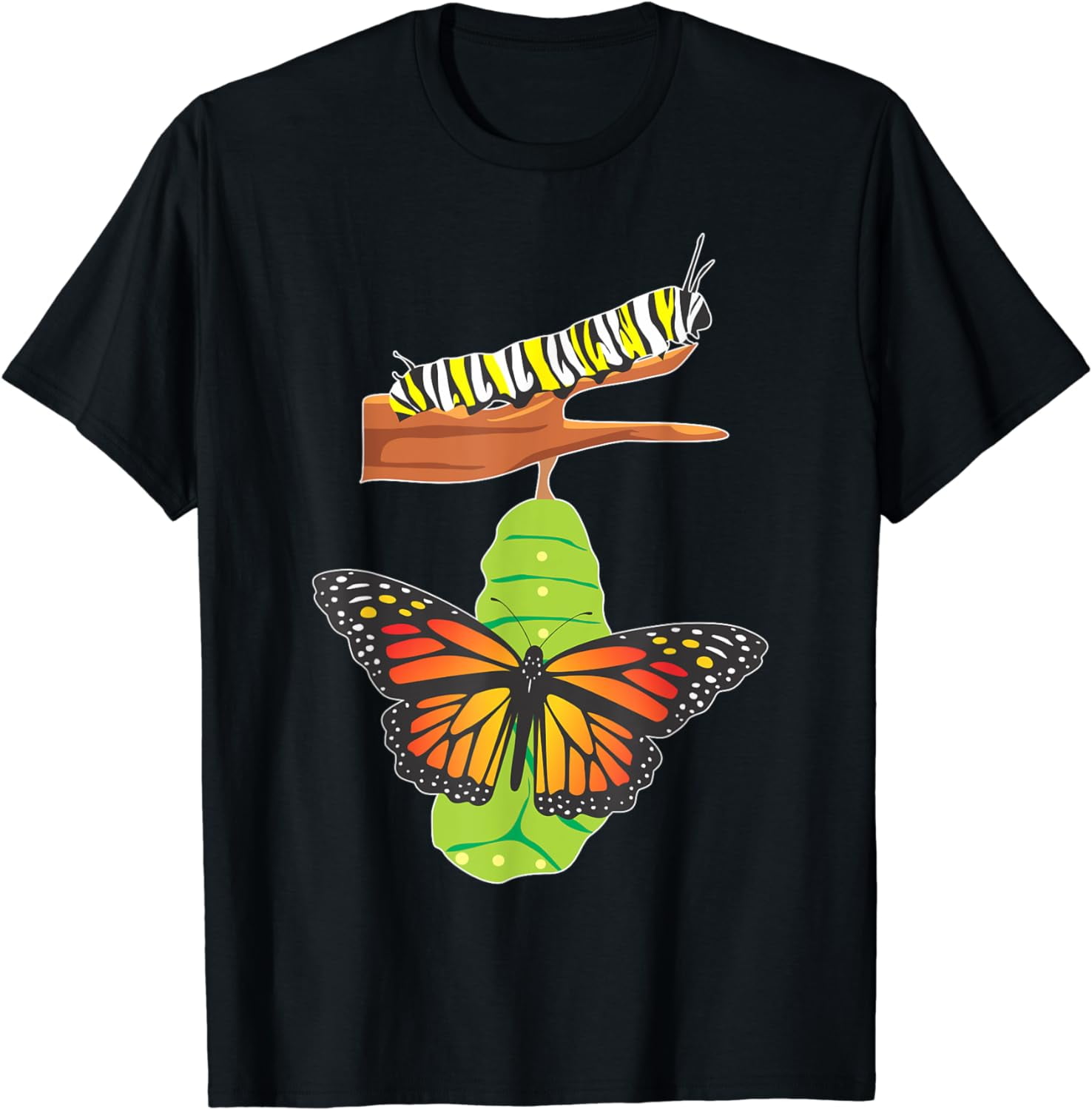 Monarch Butterfly Life Cycle Insect Butterfly Lover T-Shirt - Walmart.com
