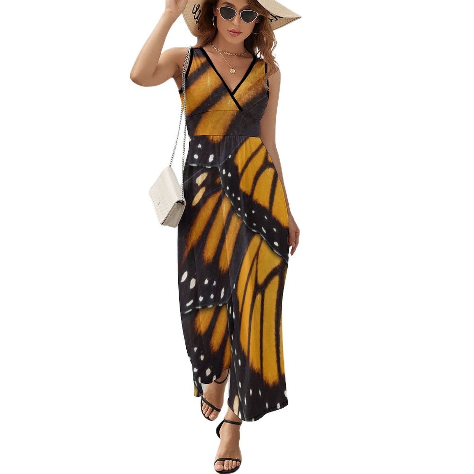 Monarch Butterfly Mandala Sleeveless Dress Elegant gowns ladies dresses ...
