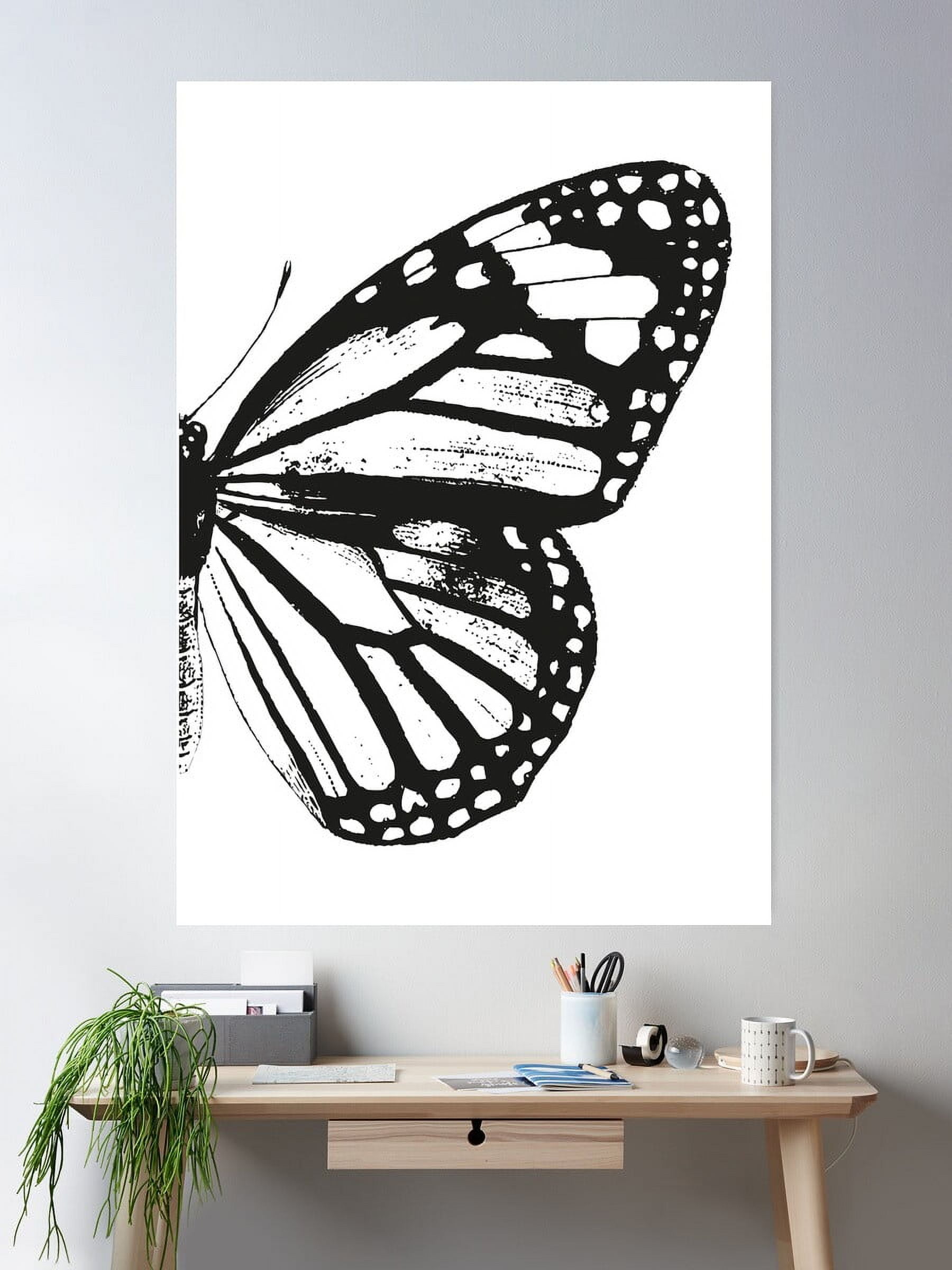 Monarch Butterfly | Right Wing | Vintage Butterflies | Butterfly Wings ...