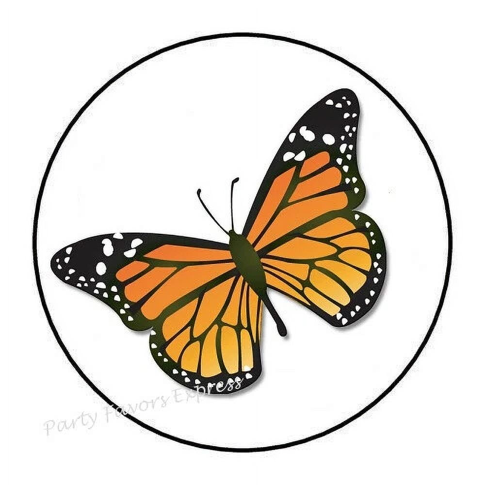 Monarch Butterfly Stickers Party Favors Phone Decal Water Bottle ...