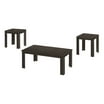 Monarch Table Set 3Pcs Set / Dark Taupe - Walmart.com