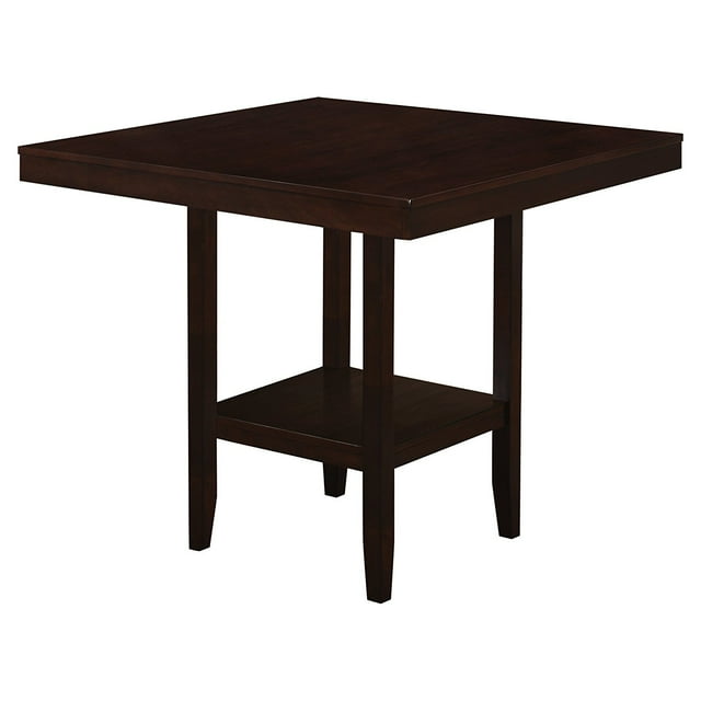 Monarch Dining Table, 42"X 42", Cappuccino, Counter Height - Walmart.com