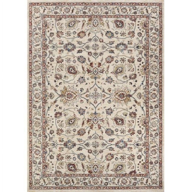 Monarch Kerman Vase Antique Cream-Red Area Rug - Multiple Sizes ...