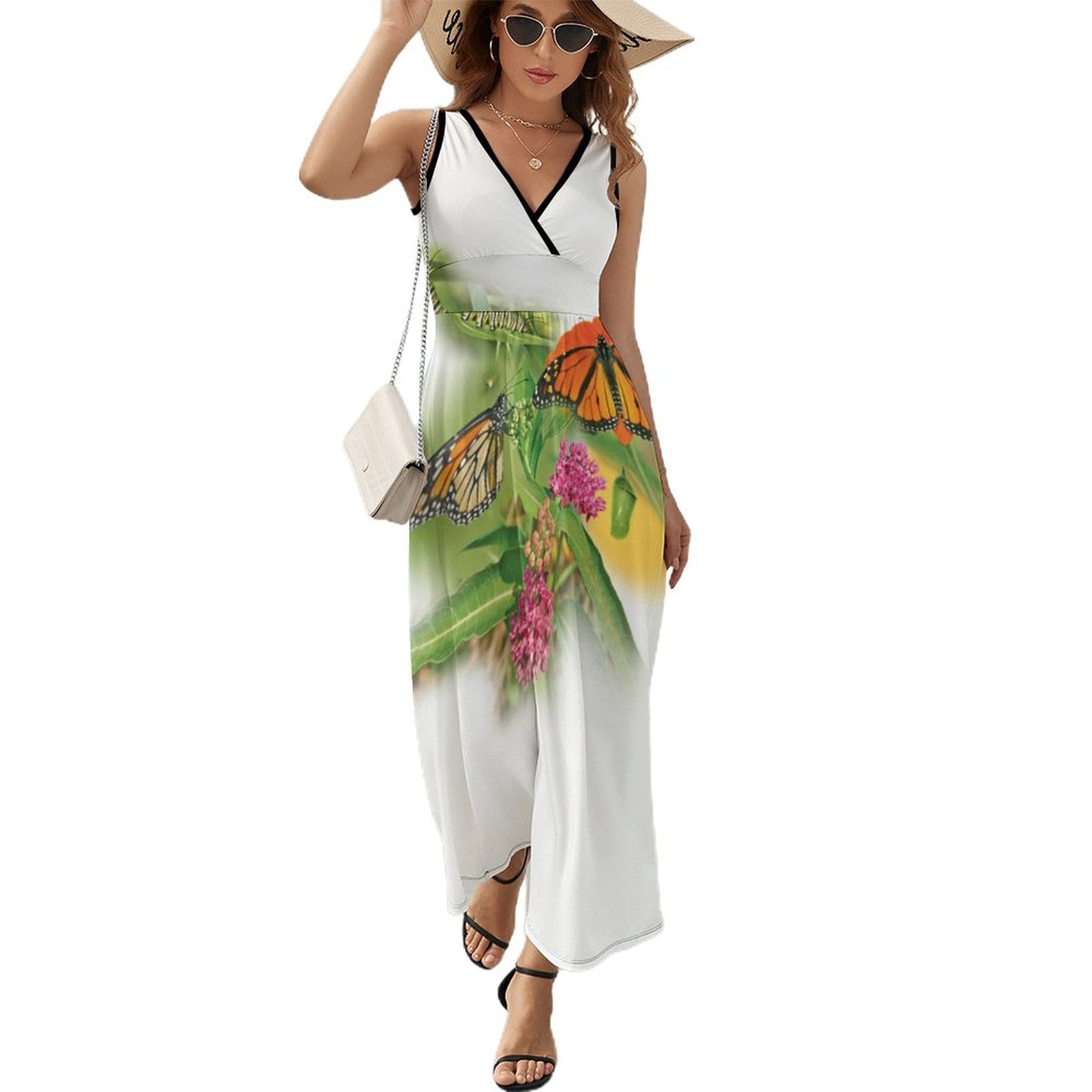 Monarch Life Cycle Sleeveless Dress prom clothes wedding dresses for ...