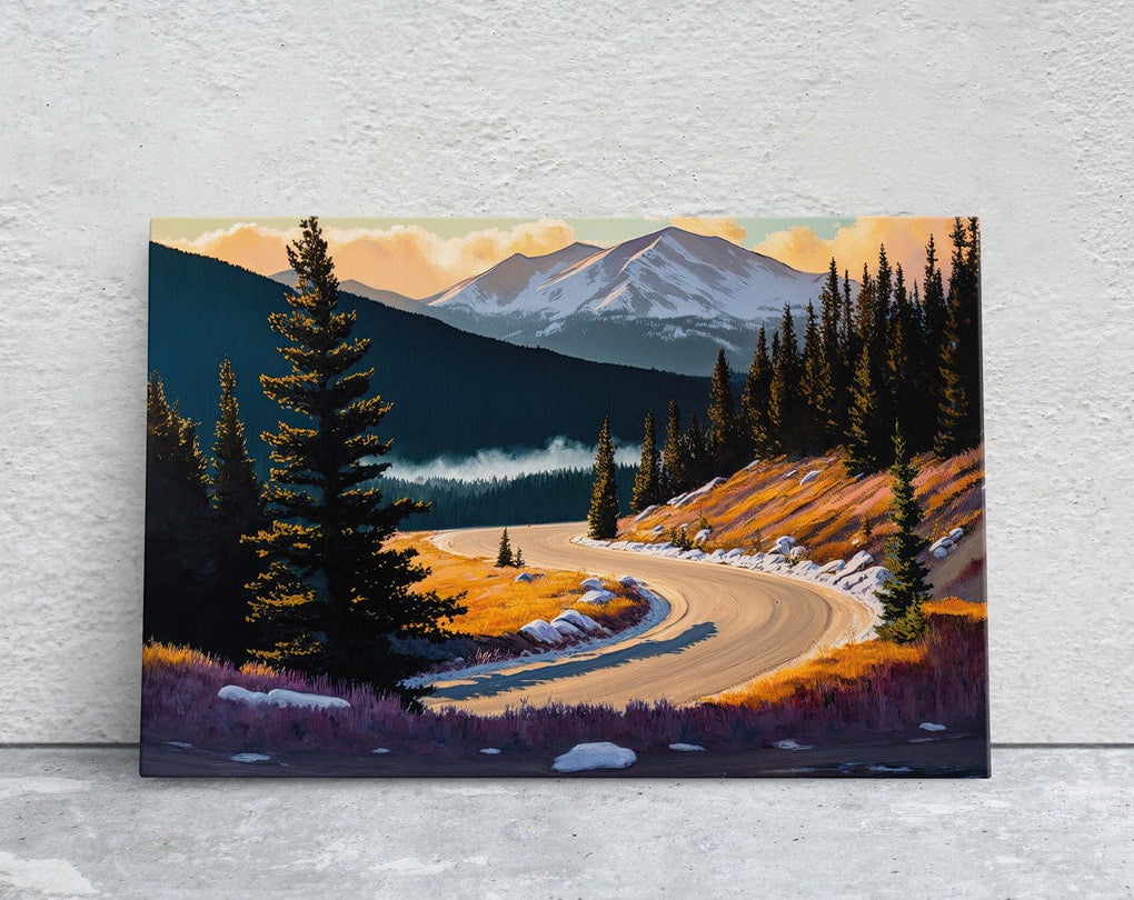 Monarch Pass Colorado, Mountain Landscape, Winding Road, Art Print ...
