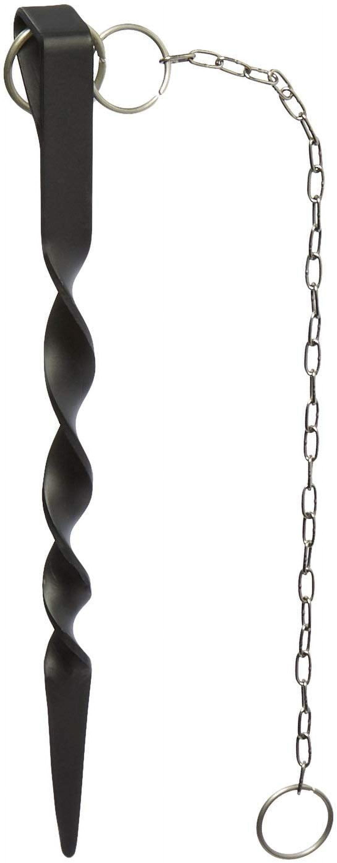 Monarch Rain Chains Powder Coated Iron Rain Chain Anchoring Stake ...