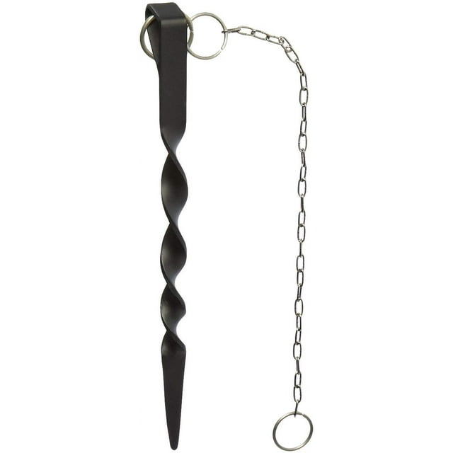 Monarch Rain Chains Powder Coated Iron Rain Chain Anchoring Stake ...