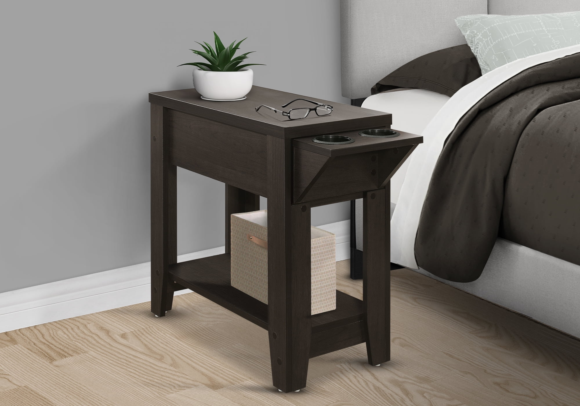 Monarch Specialties Accent Table, Side, End, Storage, Lamp, Living Room ...