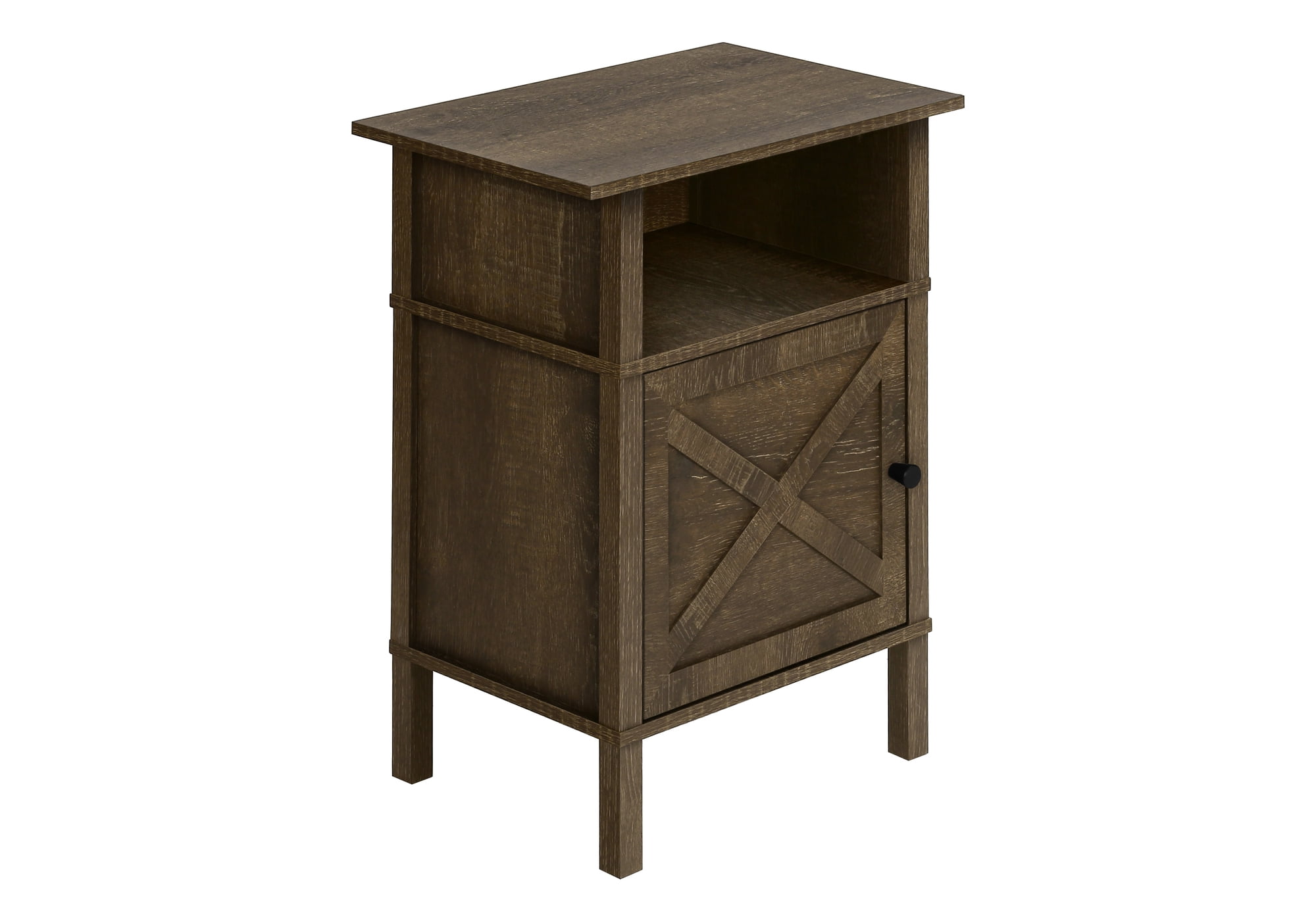 Accent Table - Side Table - End - Living Room - Storage - Dark Oak ...