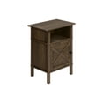 Accent Table - Side Table - End - Living Room - Storage - Dark Oak ...