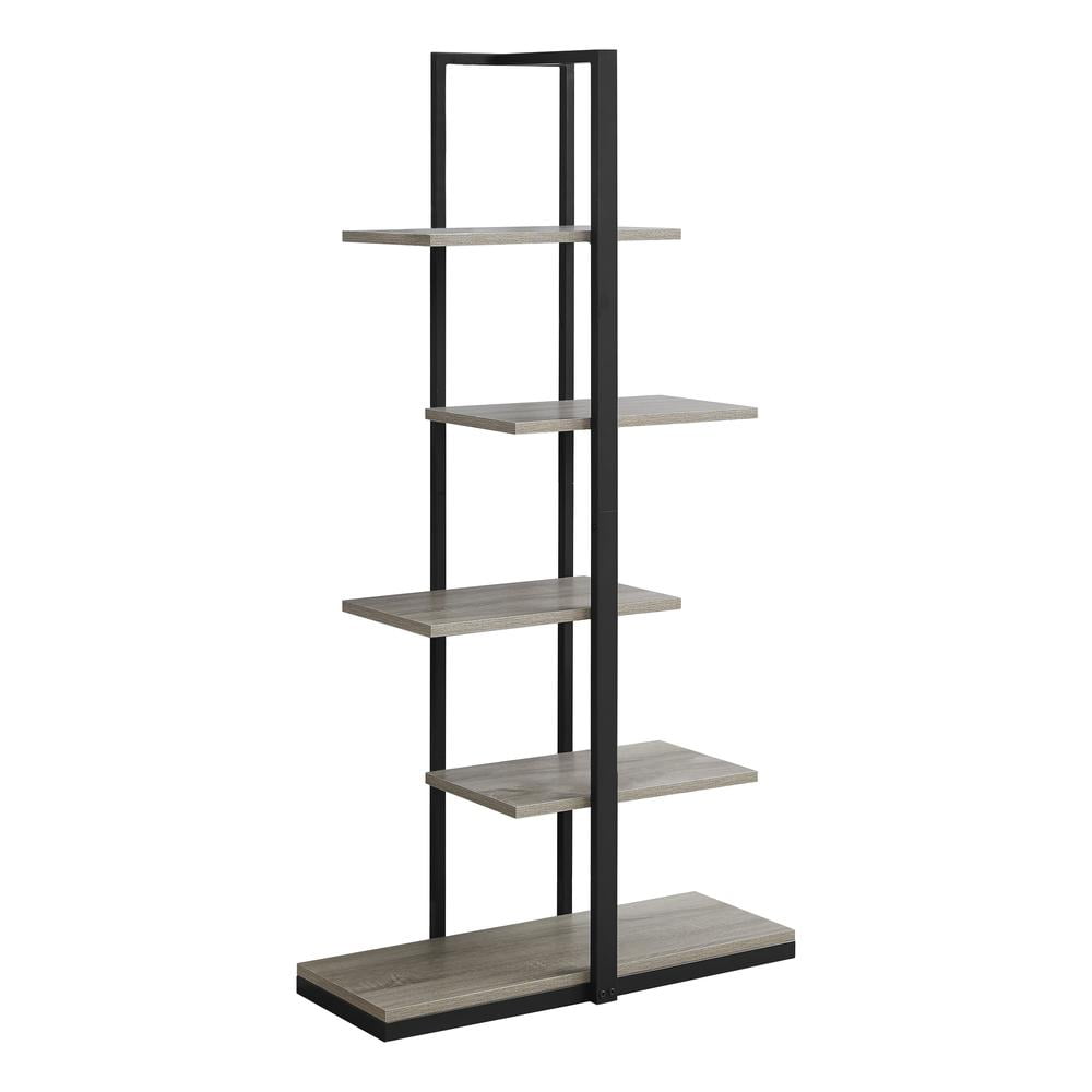 Monarch Specialties Bookshelf, Bookcase, Etagere, 5 Tier, 60"H, Office ...