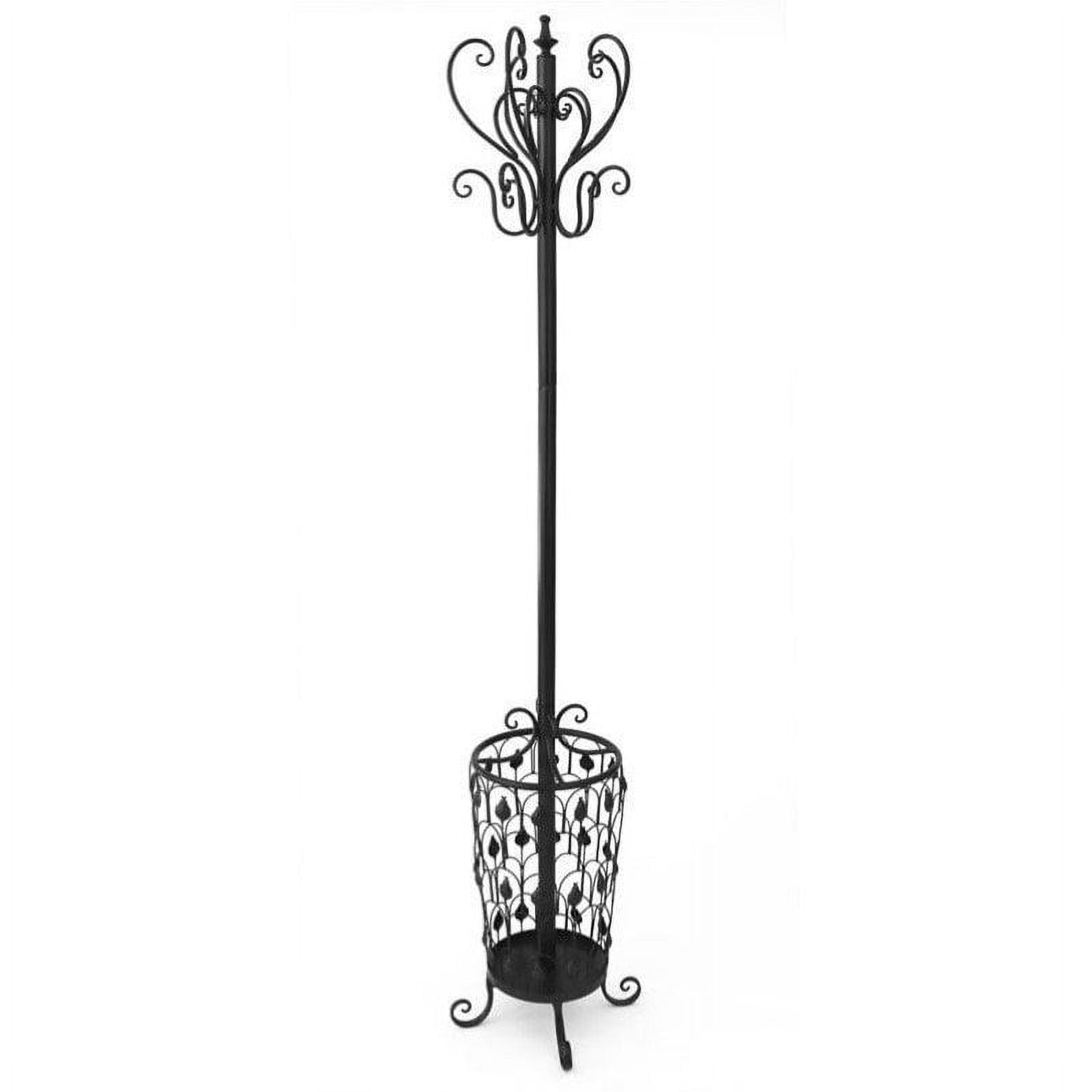 Monarch Specialties Hammered Black Metal 72"H Coat Rack I 2042 ...