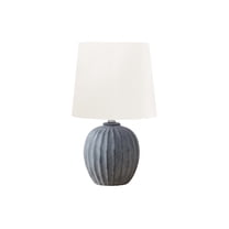 Lighting - 28"h Table Lamp - Cream Resin Base - Ivory Shade ...