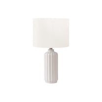 Lighting, 27"H, Table Lamp, Cream Ceramic, Ivory / Cream Shade, Modern ...