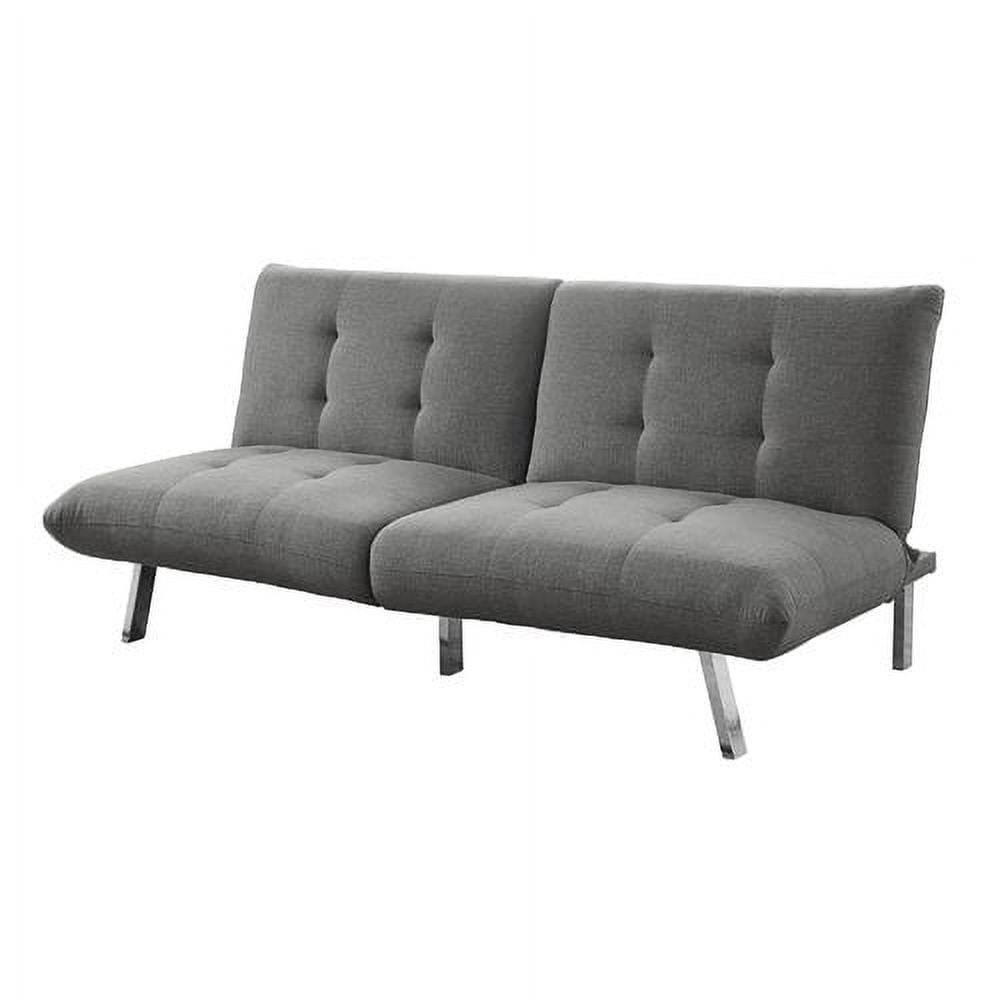 Monarch Specialties Linen Split Back Futon, Multiple Colors - Walmart.com