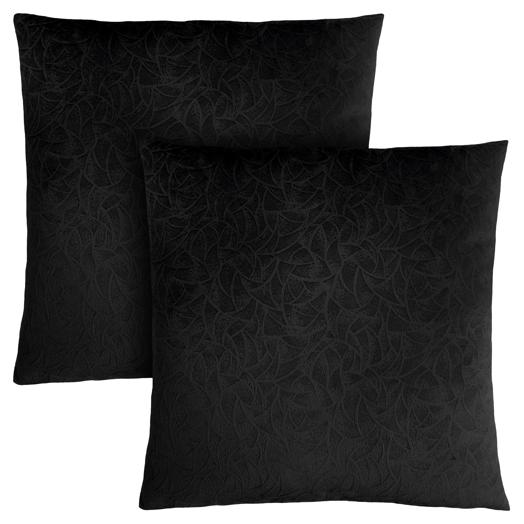 Monarch Specialties Pillows, Set Of 2, 18 X 18 Square, Insert Included ...
