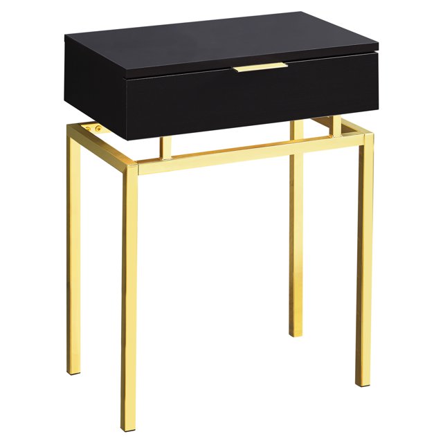 Monarch Specialties Single Drawer Rectangular End Table - Walmart.com