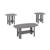 Monarch Specialties Table Set, 3pcs Set, Coffee, End, Side, Accent ...