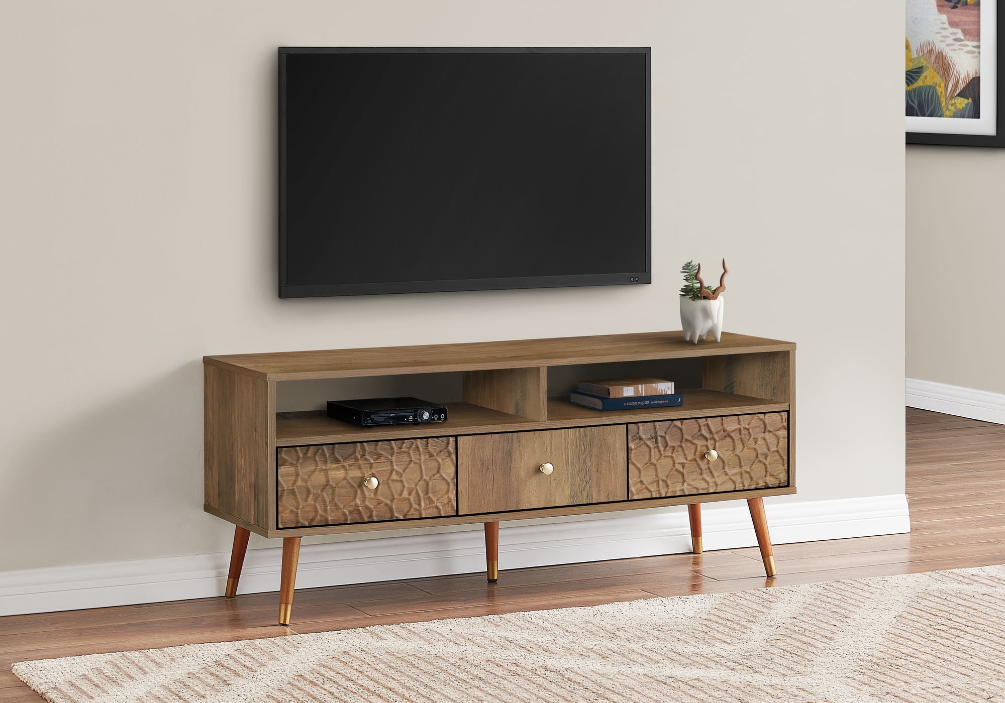 Monarch Specialties Tv Stand, 48 Inch, Console, Living Room, Bedroom ...