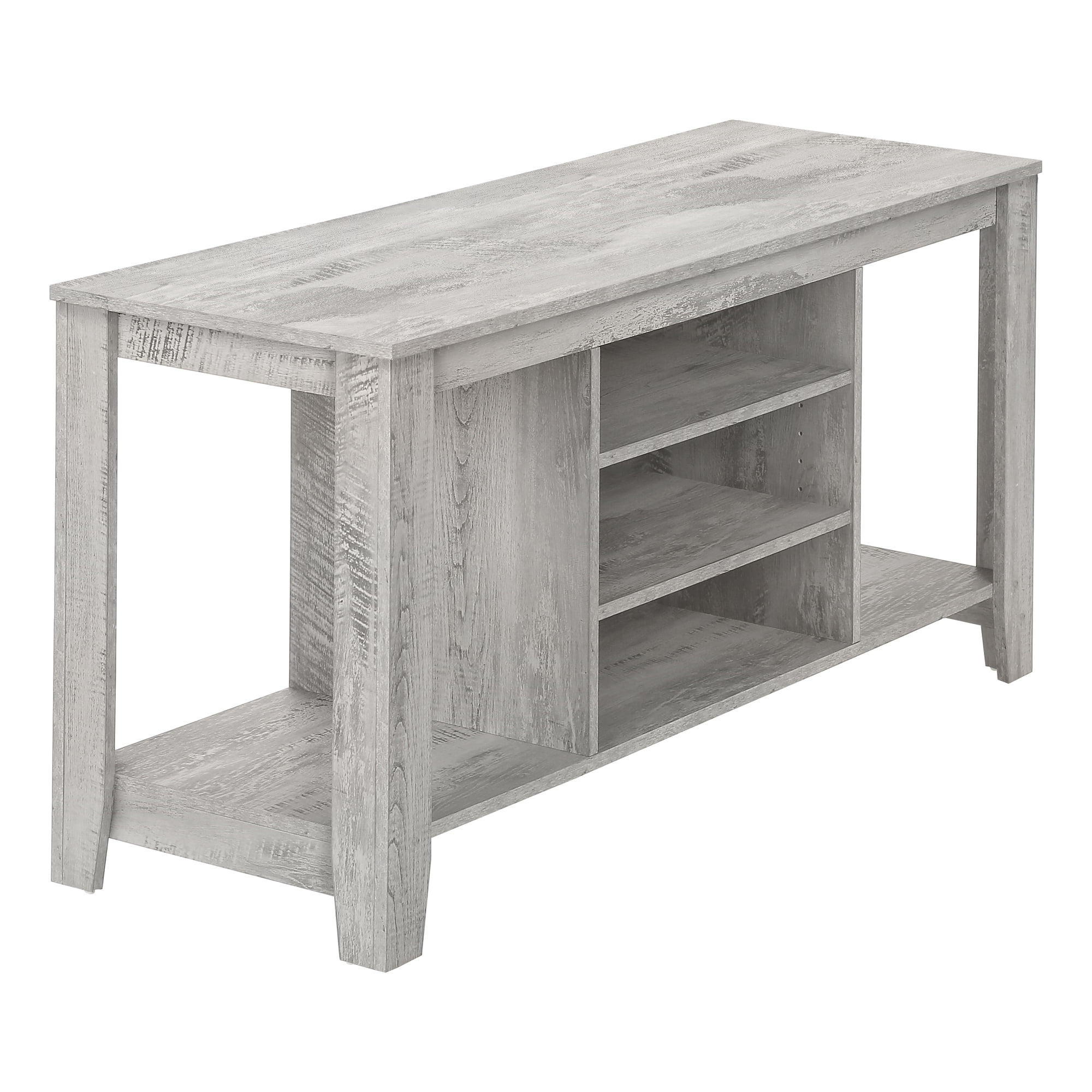 Monarch Specialties Tv Stand, 48 Inch, Console, Storage Shelves, Living ...