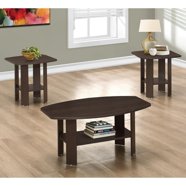 Monarch Table Set 3-Piece Set / Cappuccino - Walmart.com
