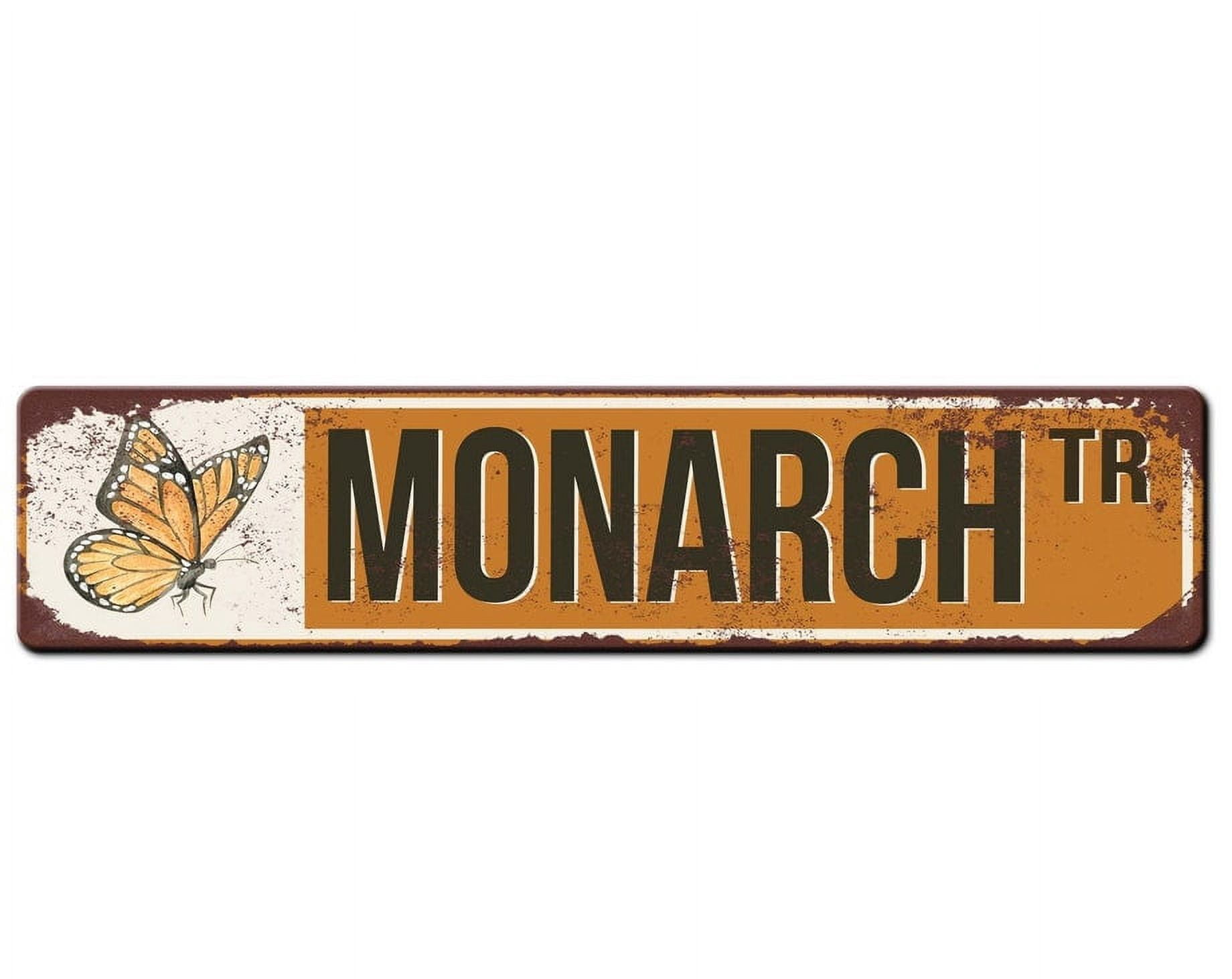 Monarch Trail Metal Sign Wildflower Sign Butterfly Sign Monarch trail ...