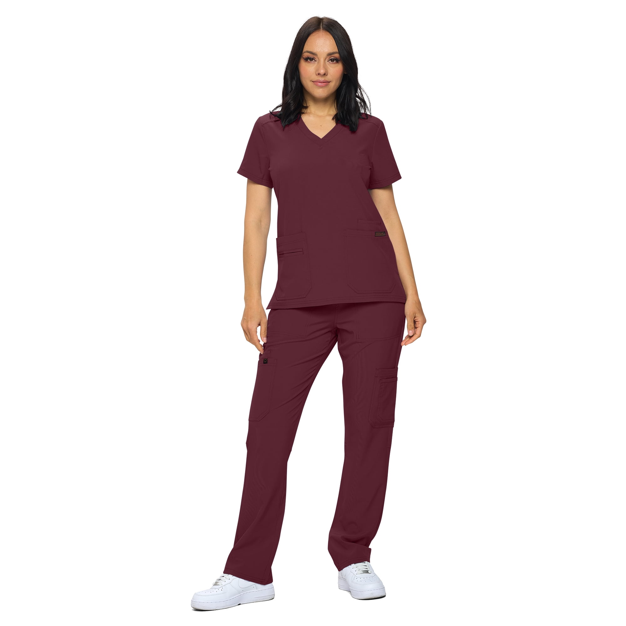 Monarch Uniforms Scrub Sets in Regular and Petite Stretchy Scrubs for ...