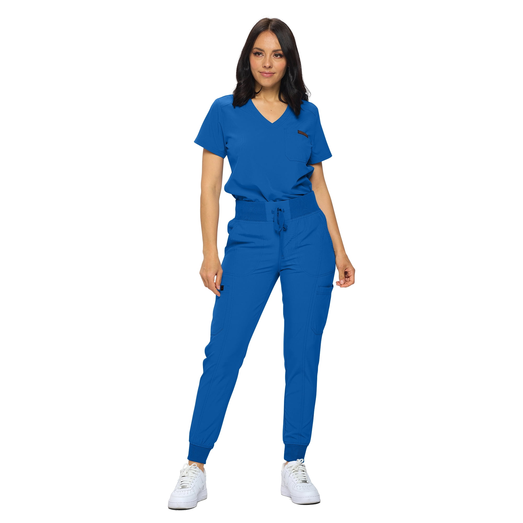 Monarch Uniforms Stretchy Scrubs Women's Jogger Scrub Set In Regular ...