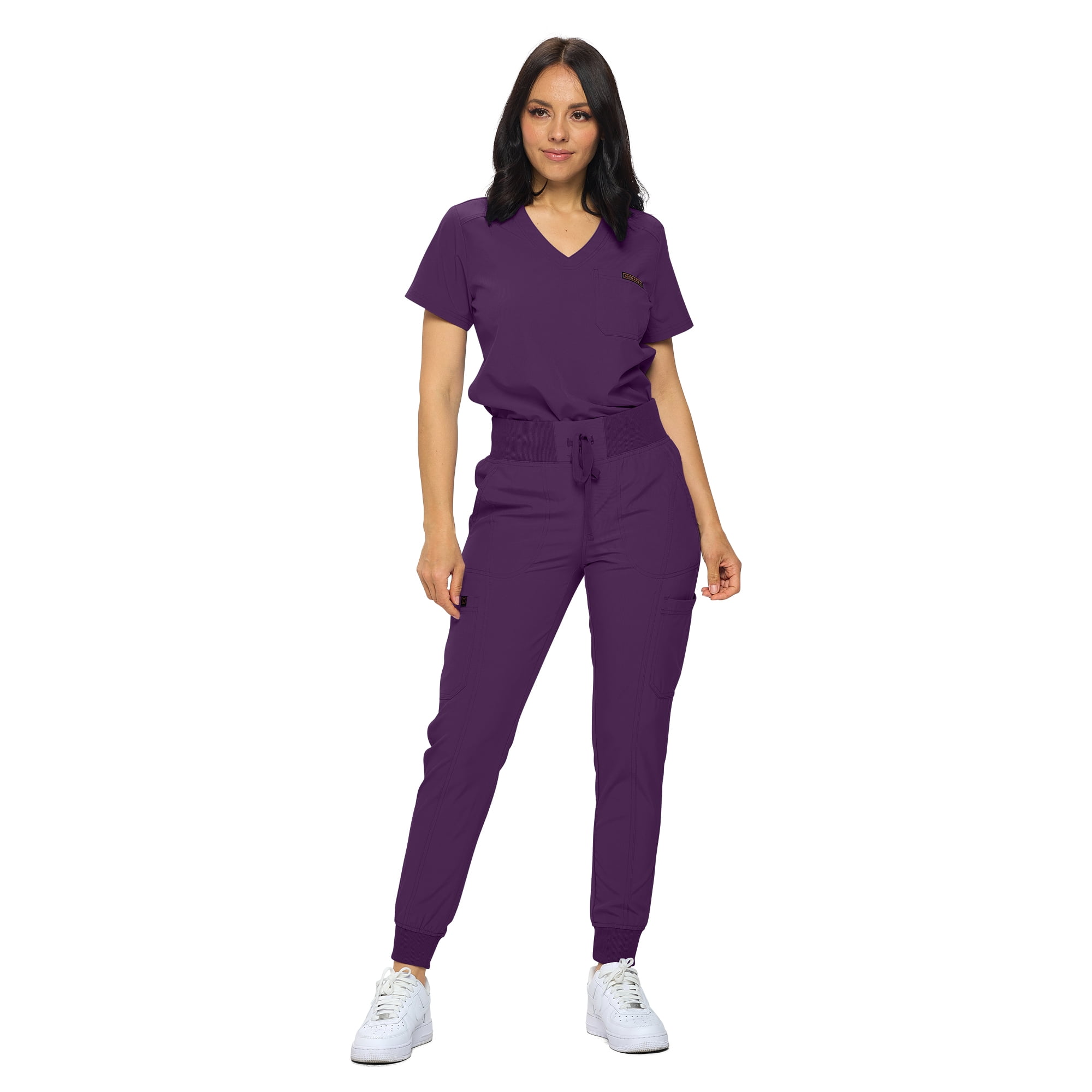 Monarch Uniforms Stretchy Scrubs Women's Jogger Scrub Set In Regular ...