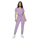 Monarch Uniforms Stretchy Scrubs Women's Jogger Scrub Set In Regular ...