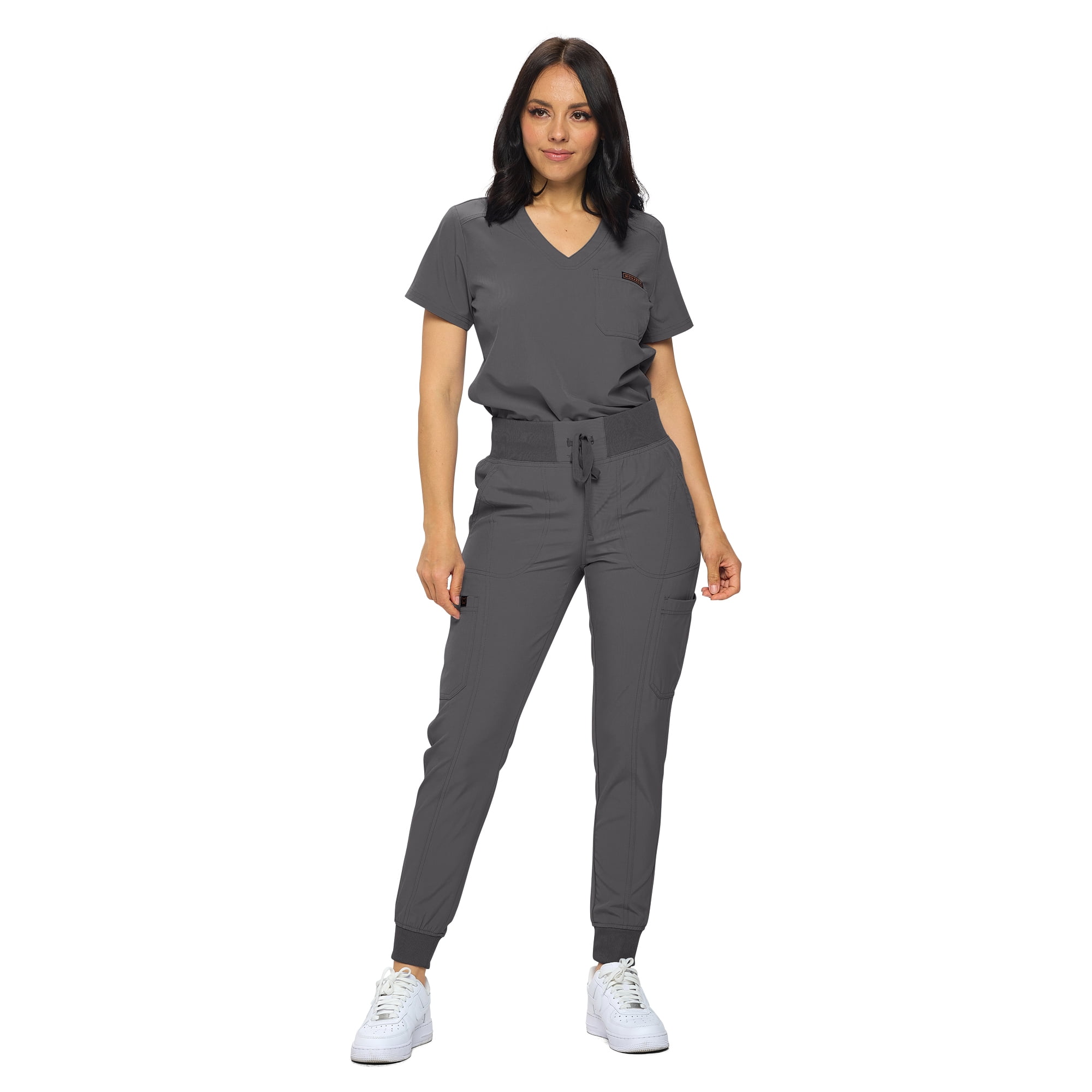 Monarch Uniforms Stretchy Scrubs Women's Jogger Scrub Set In Regular ...