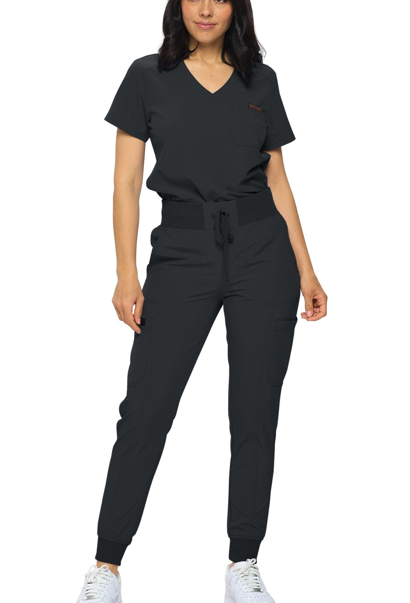 Monarch Uniforms Stretchy Scrubs Women's Jogger Scrub Set In Regular ...