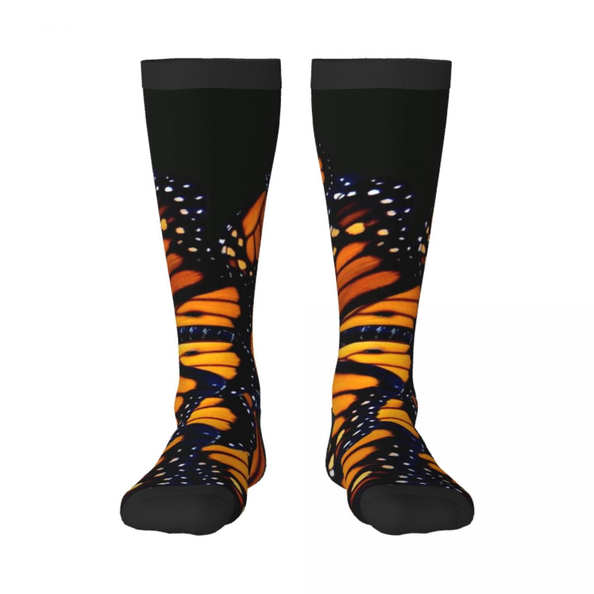 Monarch butterfly wing pattern Socks sports and leisure floral hockey ...
