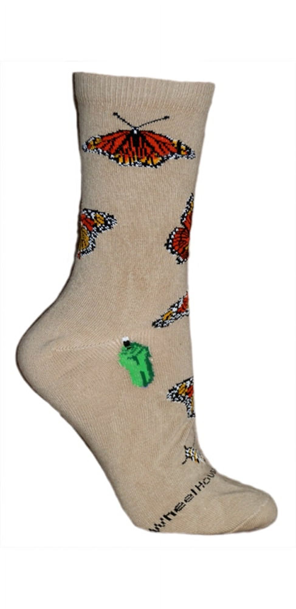 Monarchs Tan Cotton Ladies Socks (6 Pack) - Walmart.com