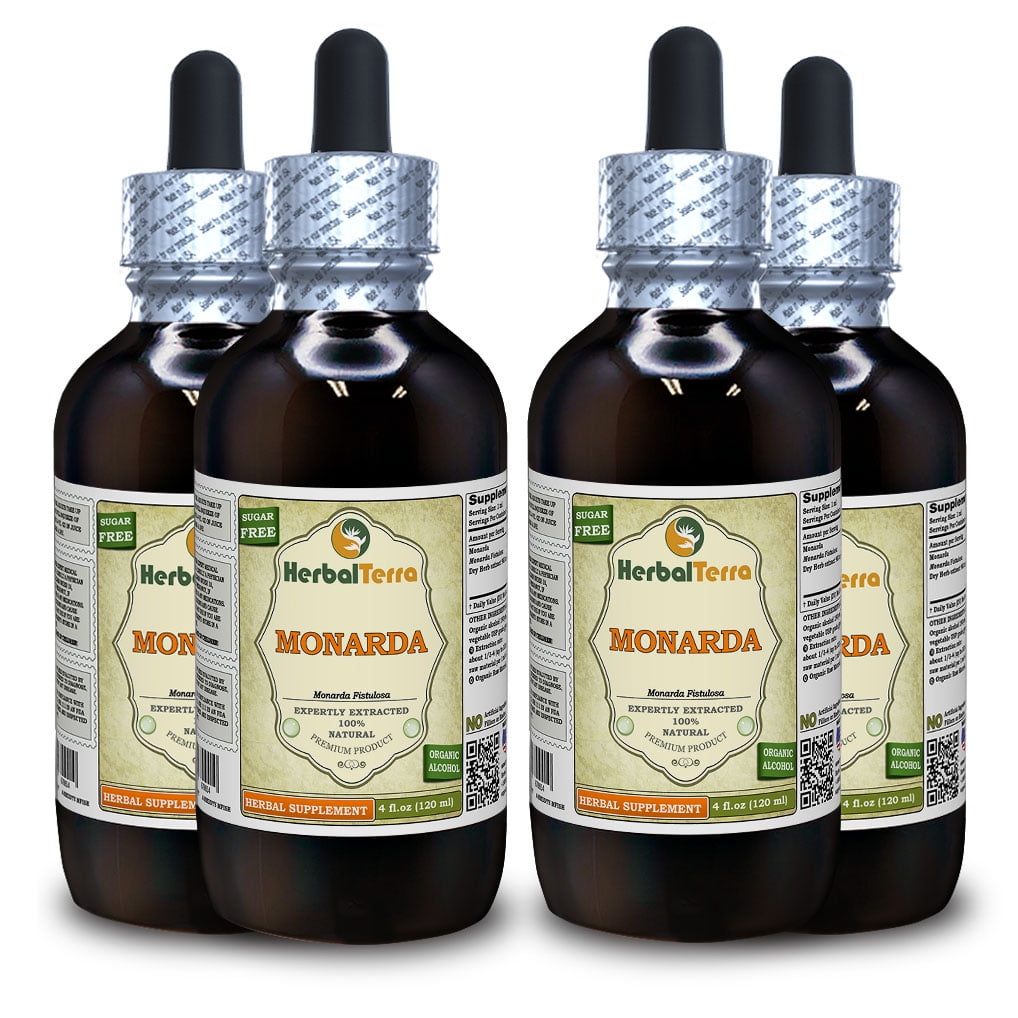 Monarda (Monarda Fistulosa) Tincture, Organic Dried Herb Liquid Extract ...