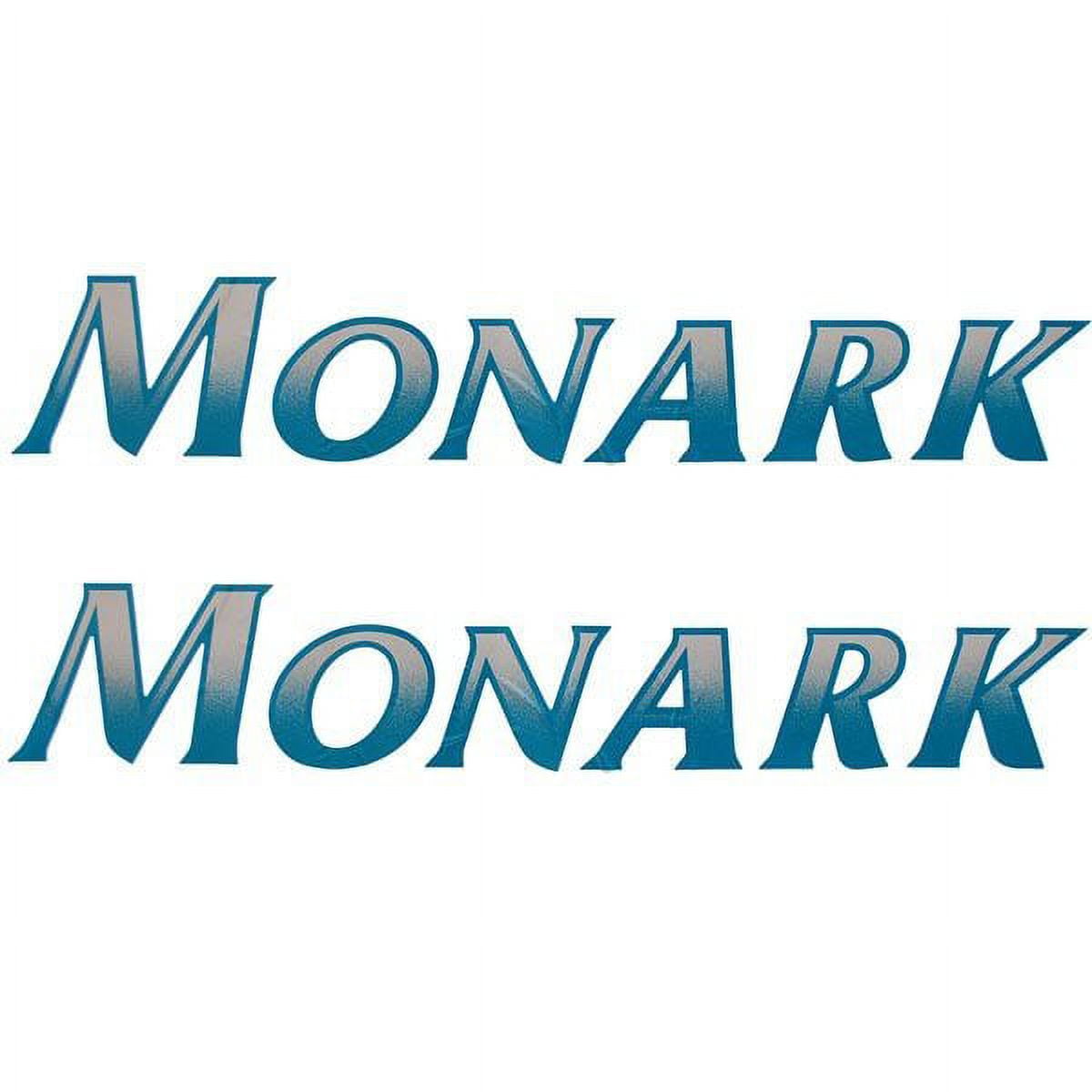 Monark Boat Decals | Light Beige Teal Gradient 28 3/4 Inch (Pair ...
