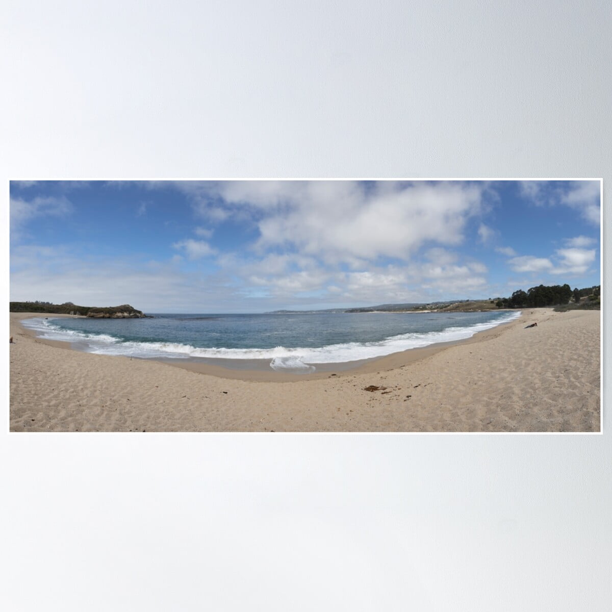 Monastery Beach View To Carmel Point Poster Wall Art, Modern Wall Decor ...