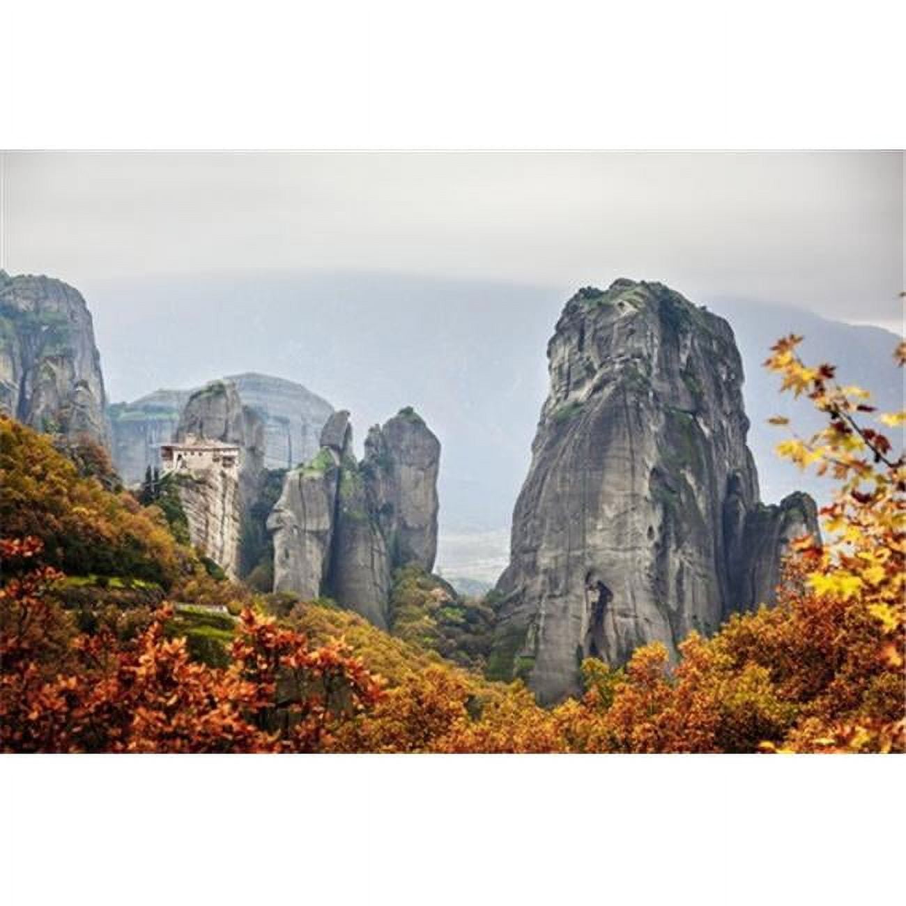 Monastery Rousanou - Meteora Greece Poster Print by Reynold Mainse, 38 ...